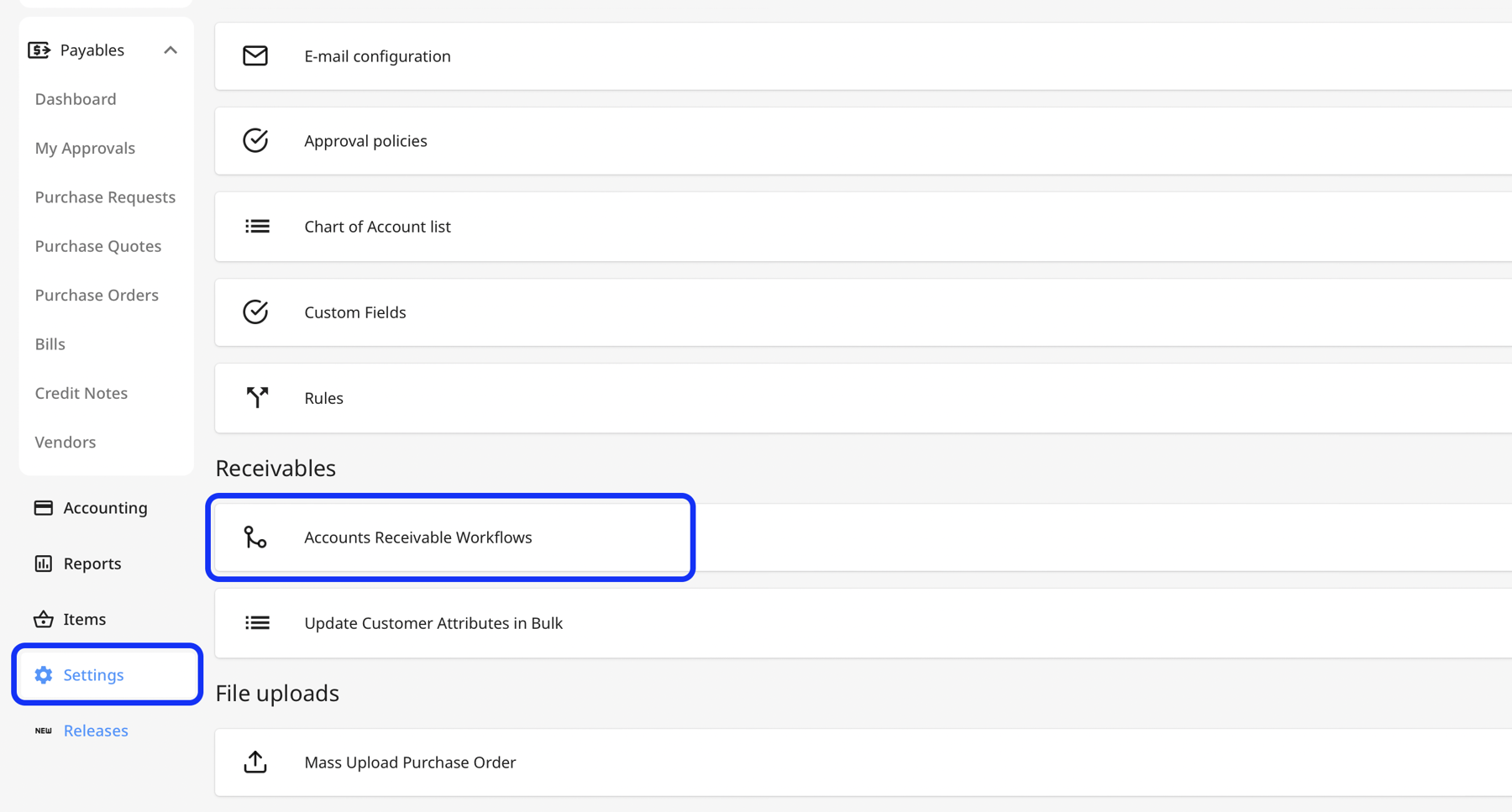 How to create an action for unapplied payment reminder in accounts receivable workflow?